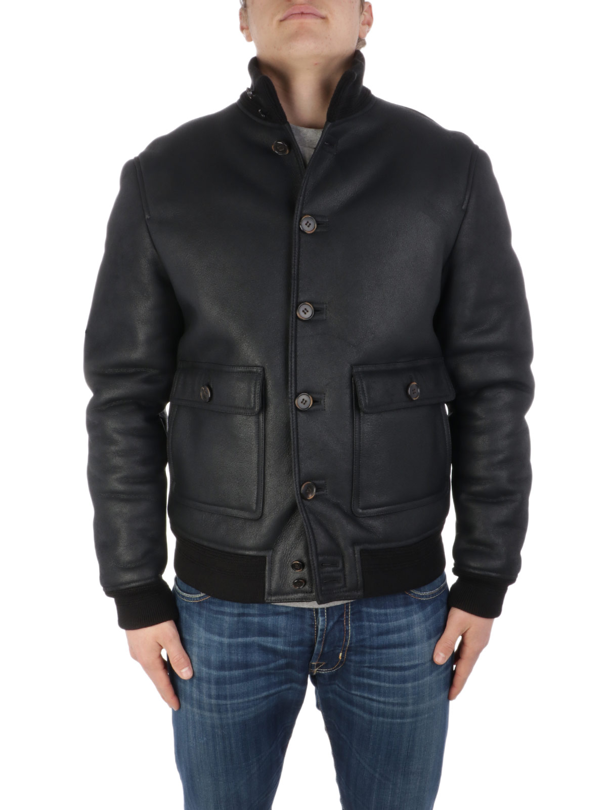 VALSTAR Men's Valstarino Polished Shearling Black | 407A.F137 | Botta ...