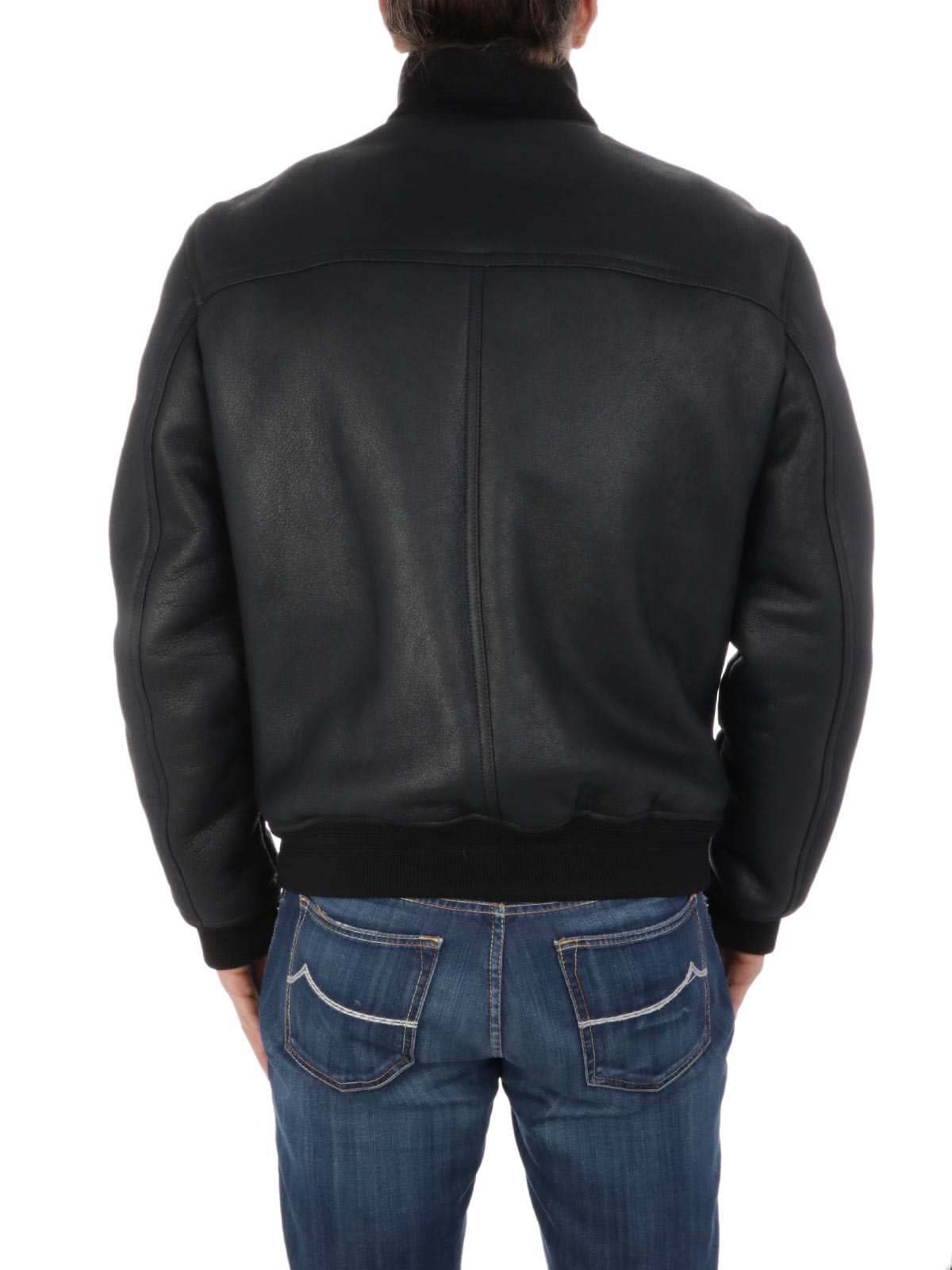 VALSTAR Men's Valstarino Polished Shearling Black | 407A.F137 | Botta ...