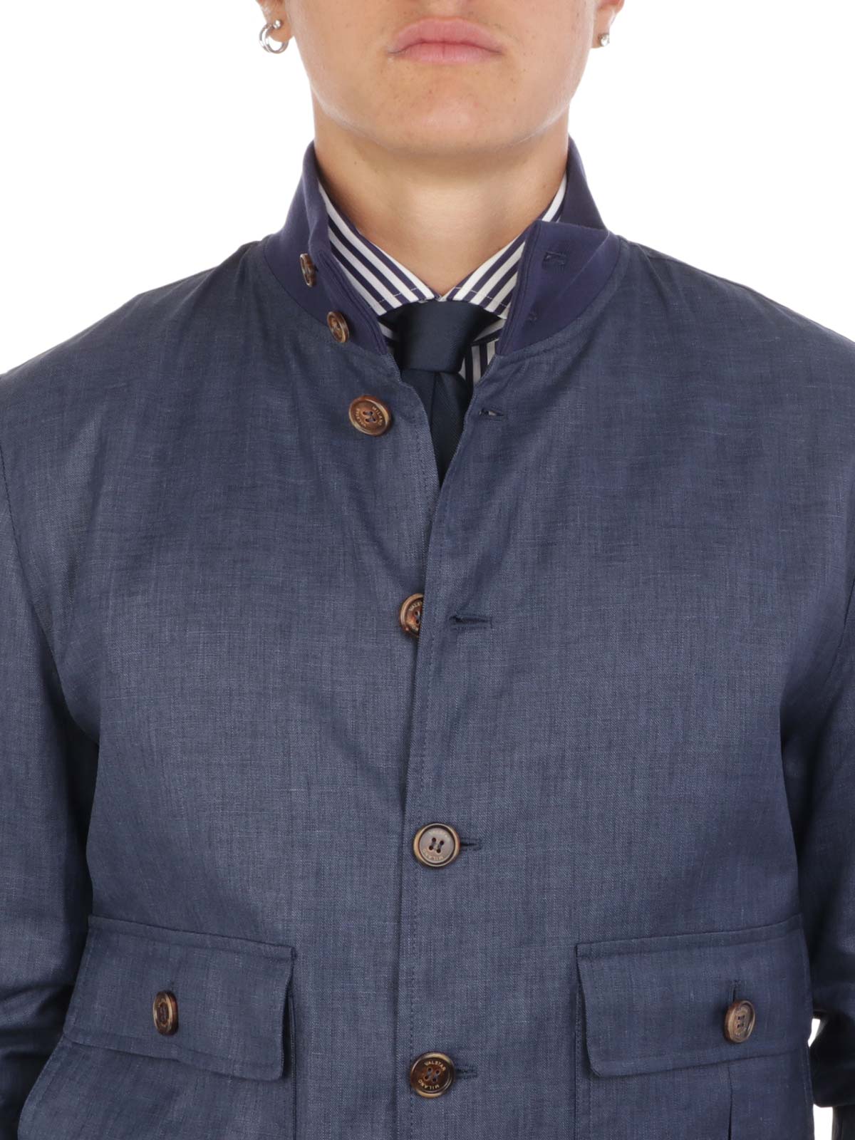 VALSTAR Men's Loro Piana Valstarino Jacket Light Blue | 407A.A012 ...